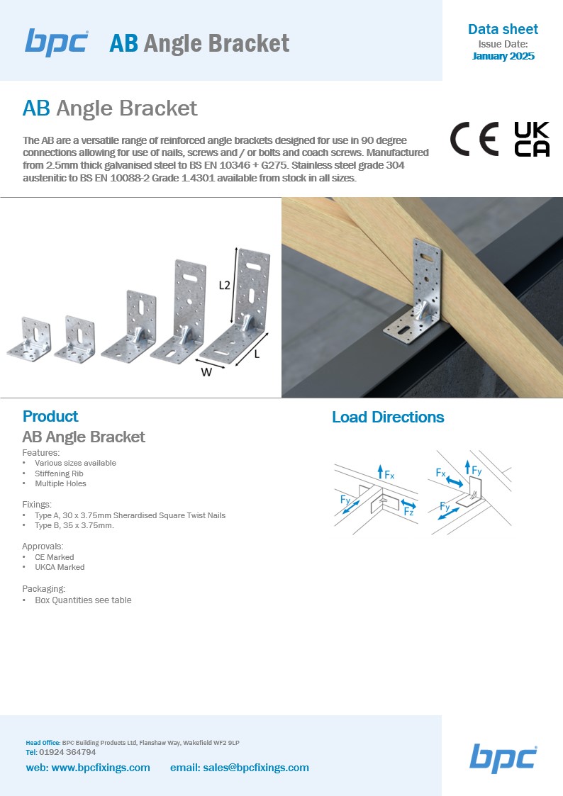 Datasheets – BPC Fixings