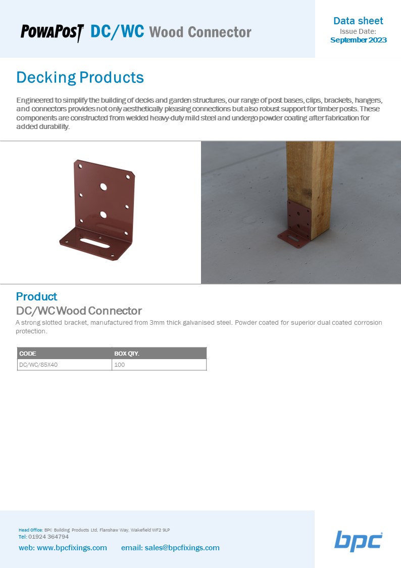 Datasheets Landscaping – BPC Fixings