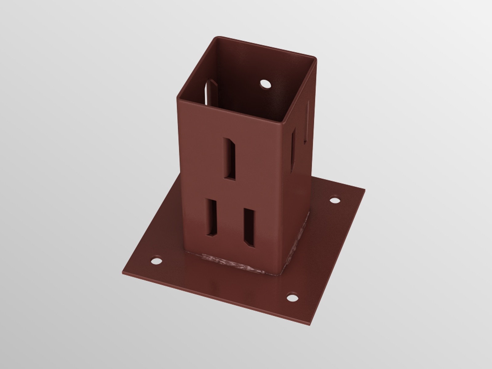 EASYPS1 Bolt Down Post Shoe (EasyGrip) – BPC Fixings