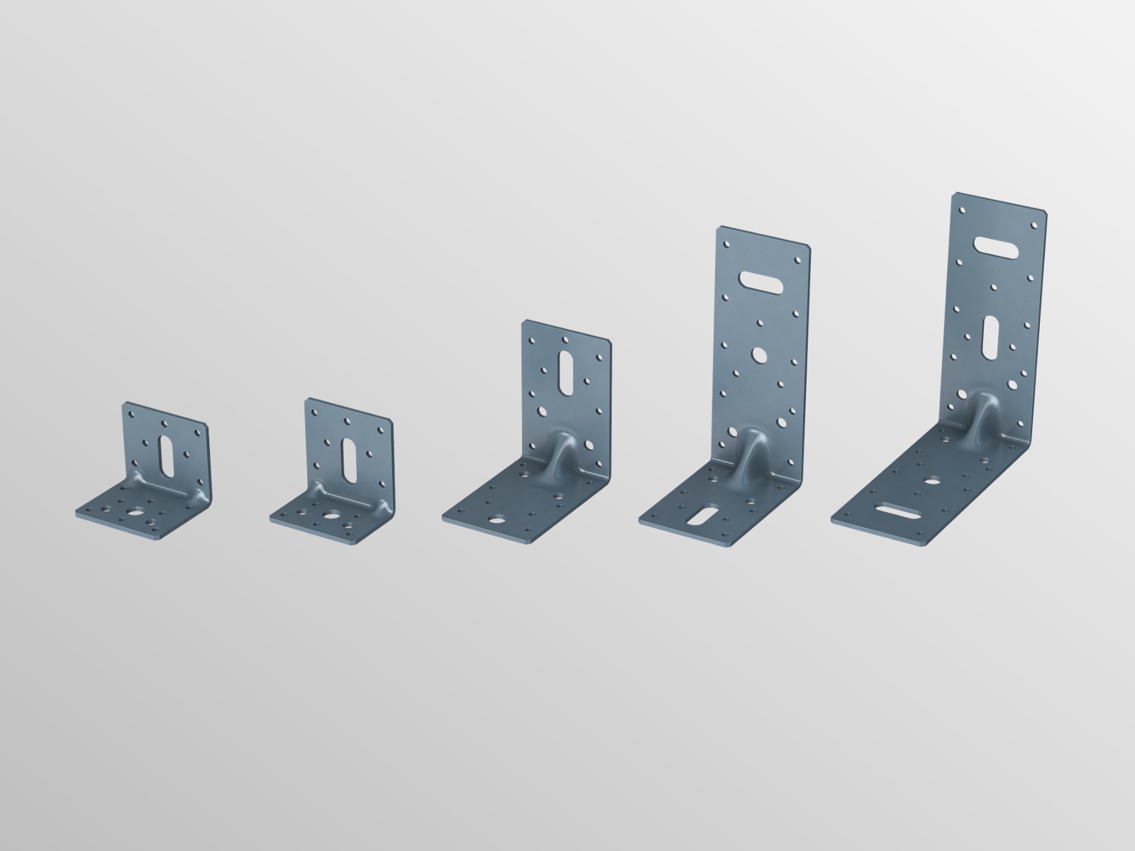 GC-AB Angle Brackets Reinforced rib (Anthracite Grey) – BPC Fixings