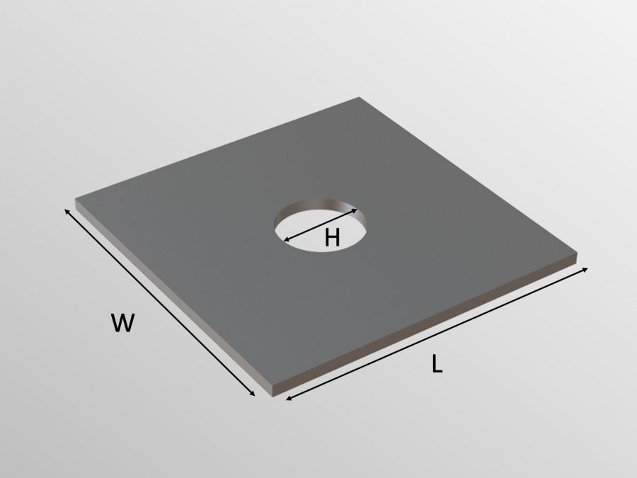 SPW Square Plate Washers – BPC Fixings